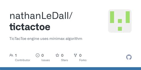 Github Nathanledalltictactoe Tictactoe Engine Uses Minimax Algorithm