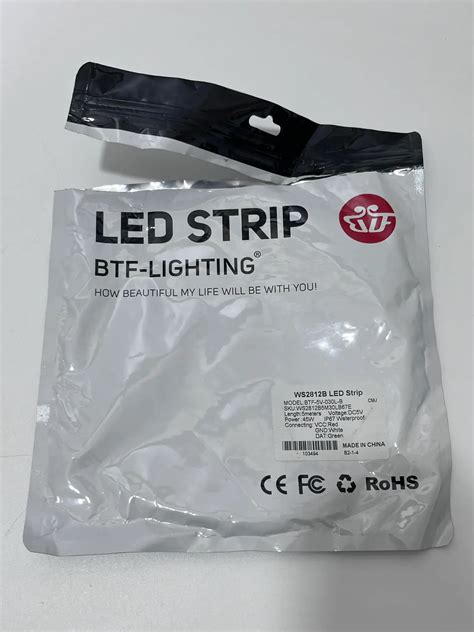 Ws2812b Su Geçirmez Adreslenebilir Rgb Şerit Led 5 Metre 150 Led