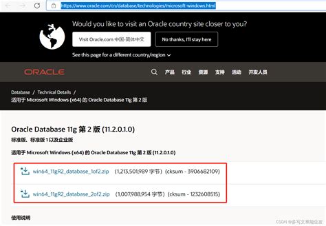 Oracle 11g图文下载安装教程一步一图oracle11g安装包下载 Csdn博客