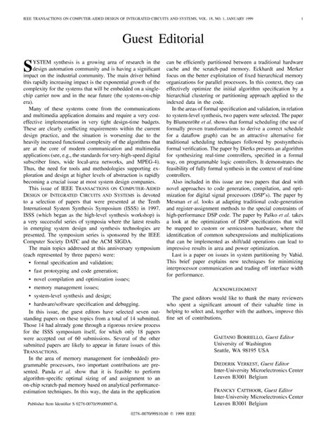 Guest Editorial IEEE Journals Magazine IEEE Xplore