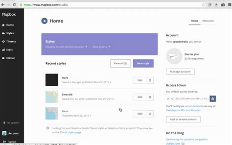 Get Started With Mapbox Studio Studio Map How To Plan