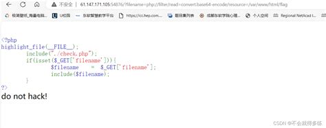 攻防世界 file include题解笔记 攻防世界 fileclude csdn博客