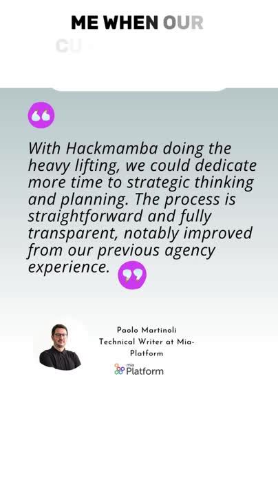 Hackmamba On Linkedin Customersuccess Happycustomers