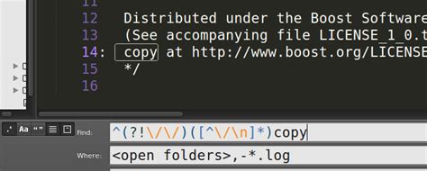Sublimetext2 Sublime Text Exclude Comments In Search Stack Overflow