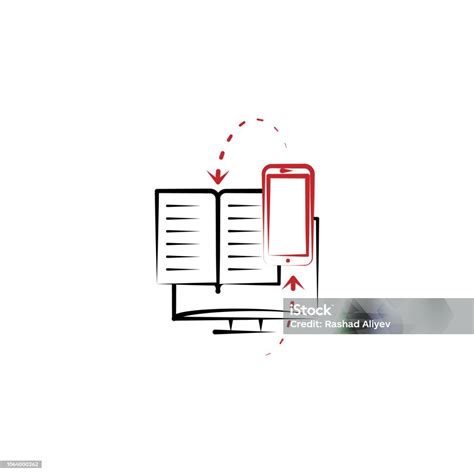 전자 학습 2 컬러 라인 아이콘입니다 간단한 색된 요소 그림입니다 E Edecutaion 세트에서 개요 기호 디자인 학습 개념에 대한 스톡 벡터 아트 및 기타 이미지