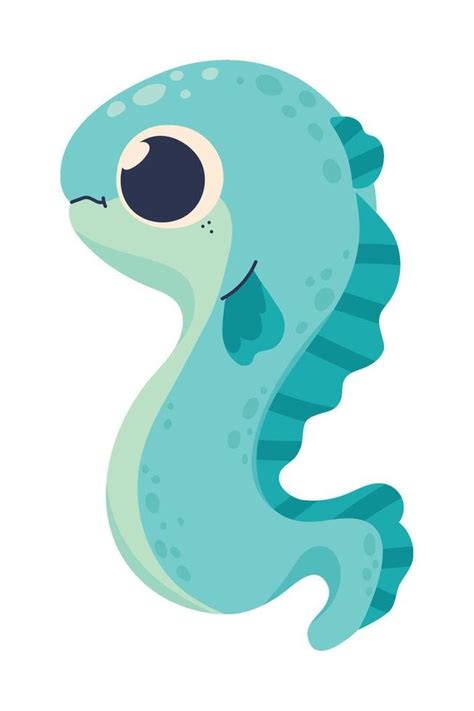 Cute Eel Sea Life Cartoon Icon Isolated 51097714 Vector Art At Vecteezy