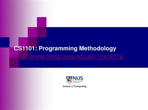 Ppt Cs1101 Programming Methodology Fundamentals Of Object Oriented