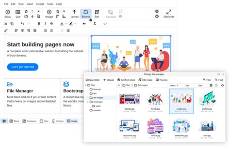 install file manager in n1ed editor flmngr