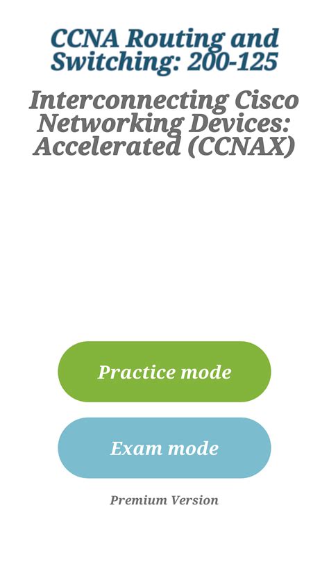 Cisco CCNA Routing And Switching 200 125 Exam App On Amazon Appstore