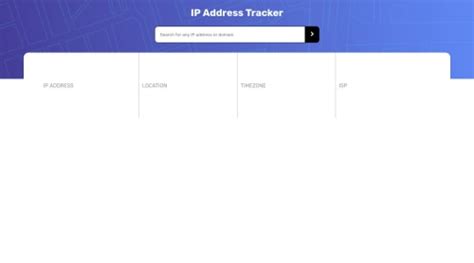 Frontend Mentor Ip Tracker Using Reactjs React Leafletjs And Geo