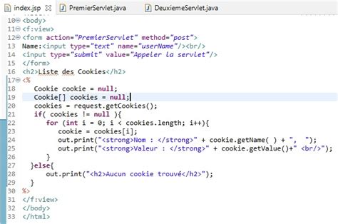 Les Cookies En Jsp Apcpedagogie