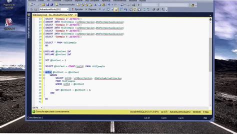 While Sql Bucle De Iteración Condicional En Procedimientos Almacenados