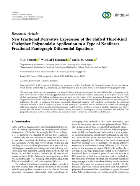 Pdf New Fractional Derivative Expression Of The Shifted Third Kind