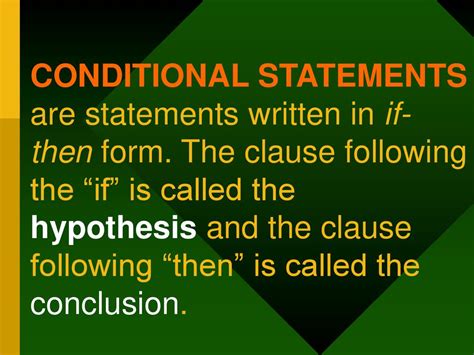 If Then Statements Converses Ppt Download