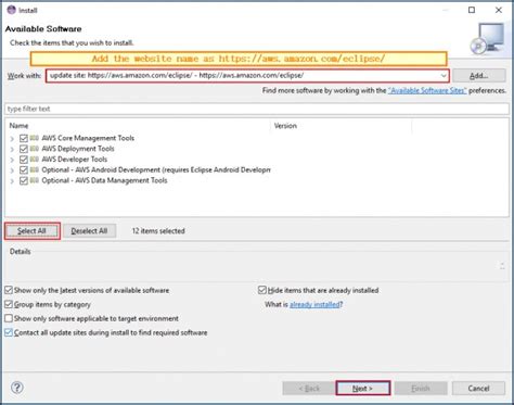 how to download aws sdk in my eclipse edureka community