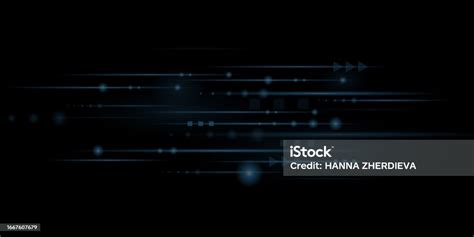 선형 효과 벡터 그림입니다 하이테크 디지털 기술 개념입니다 0명에 대한 스톡 벡터 아트 및 기타 이미지 0명 3차원 형태 가상현실 Istock