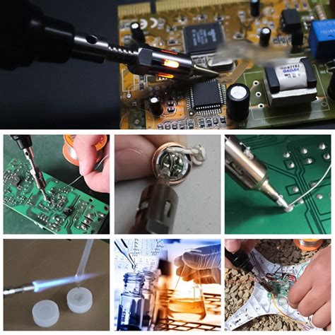 Портативний газовий паяльник із регулятором Насадки у комплекті Купити в інтернет магазині