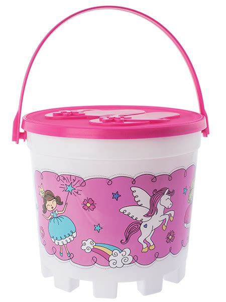 32oz Stackable Bucket With Embossed Lid And Handle Whirley Drinkworks