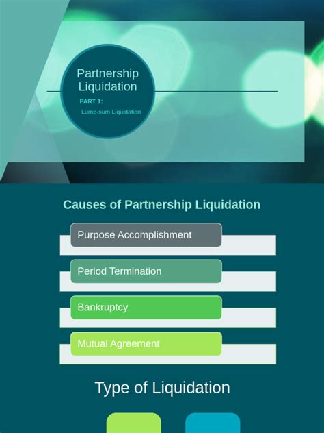Lecture 5 Lump Sum Liquidation Pdf
