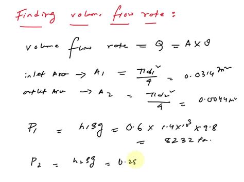 Solved Oil With A Specific Gravity Of 0 9 Is Flowing Downward Through The Venturi Meter Shown