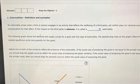 Solved 1 Externalities Definition And Examples An