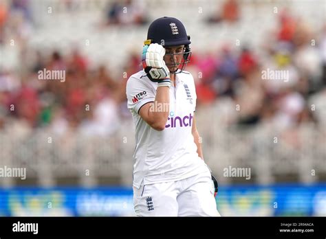 Englands Nat Sciver Brunt Looks Dejected After Being Caught Out By