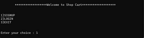 Shopping Cart Project Using C Language Geeksforgeeks