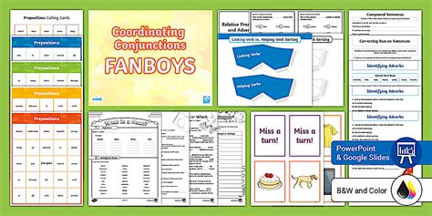 Fourth Grade Grammar Activity Pack