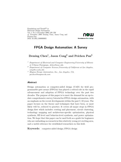 fpga da pdf field programmable gate array electronic design