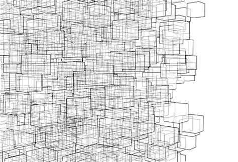 Vector Abstract Boxes Background Science Background Abstract Boxes Vector Science Background