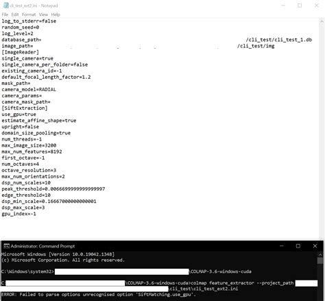 Cli Failes To Parse Project File · Issue 1310 · Colmapcolmap · Github