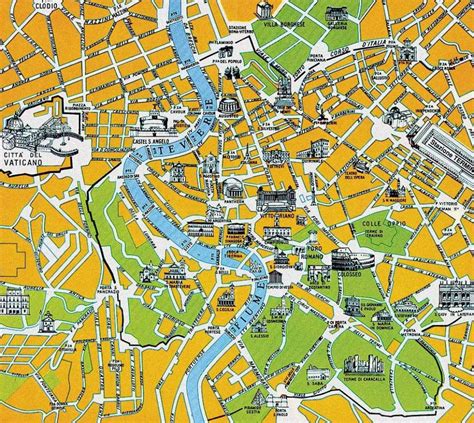 Printable Walking Map Of Rome