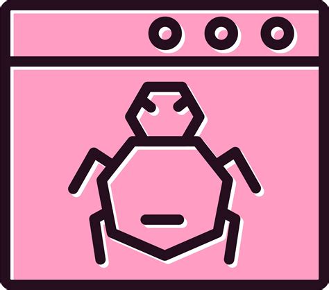 Browser Bug Vector Icon 21093683 Vector Art At Vecteezy