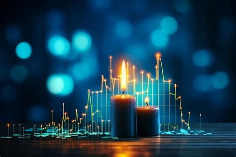 Premium Ai Image Financial Graph Analysis Generative Ai