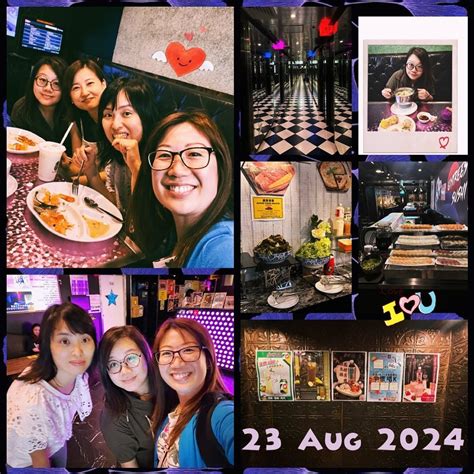 我哋4個終於合體了… 真係有種久別重逢嘅感覺🥰💖 突然間發現我哋識咗咁耐都未試過一齊去唱歌！ 不過我哋都好似冇咩點唱歌，最重要我哋係想搵個地方