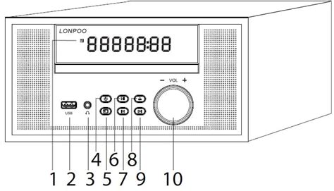 LONPOO LP-609 Home Stereo Audio Amplifier and Passive Bookshelf Speaker ...