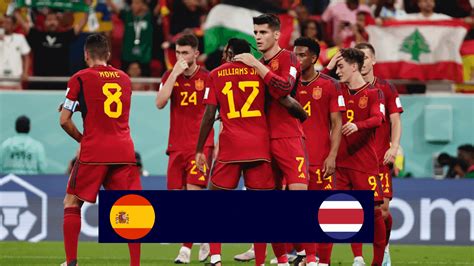 Histórica Goleada De España Ante Costa Rica