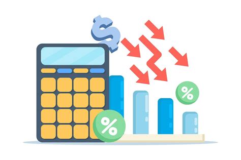 Illustration Of Calculating Financial Losses Concept Of Business
