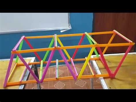 How To Make The Bridge Using Straws For Fun Project