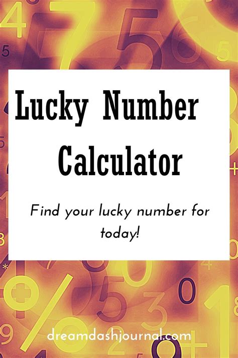Best 12 Daily Lucky Numbers Nice Number Today Artofit