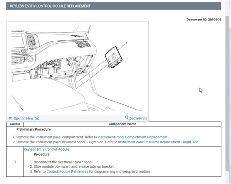 RKE Module Location Needed Dealership Is Unable To Program My New
