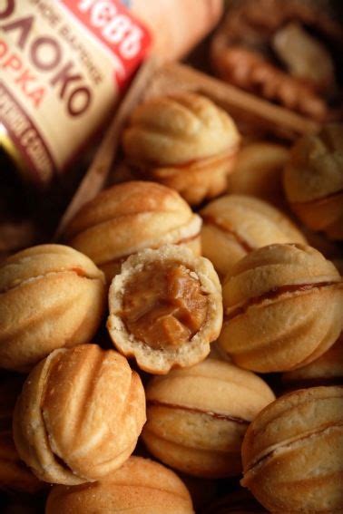 «Орешки со сгущенкой Чайные рецепты Идеи для блюд Сладкие рецепты