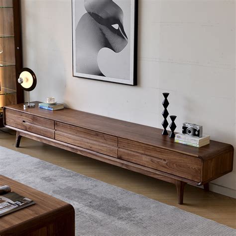 Dream Cabinet Modern Simple Solid Wood Tv Cabinet Solid Wood 94 5 W