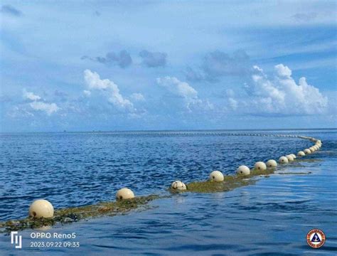 Floating Barriers Sa Bajo De Masinloc Tinanggal Na Ng Chinese Caost