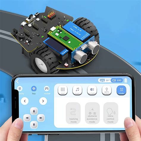 Yahboom Raspberry Pi Pico Robot Car Kit Programmable Car Support