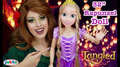 New 32 Disney Playdate Rapunzel Doll By Jakks Youtube