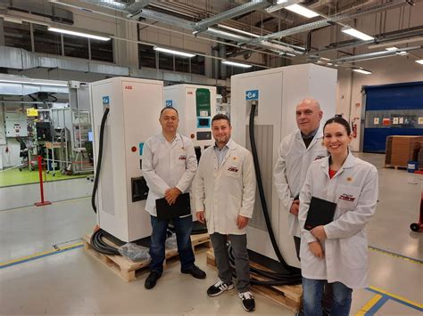 Abb Innovation And Sustainability Abbs Ev Chargers Are Being Assembled