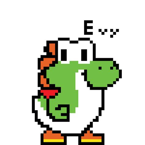 How To Draw Yoshi Pixel Art