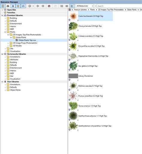 Resource Manager Empty Folders Troubleshooting Vectorworks Community Board