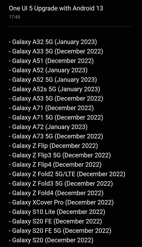 One Ui 5 Upgrade Wandroid 13 Release Schedule For All Eligible Devices